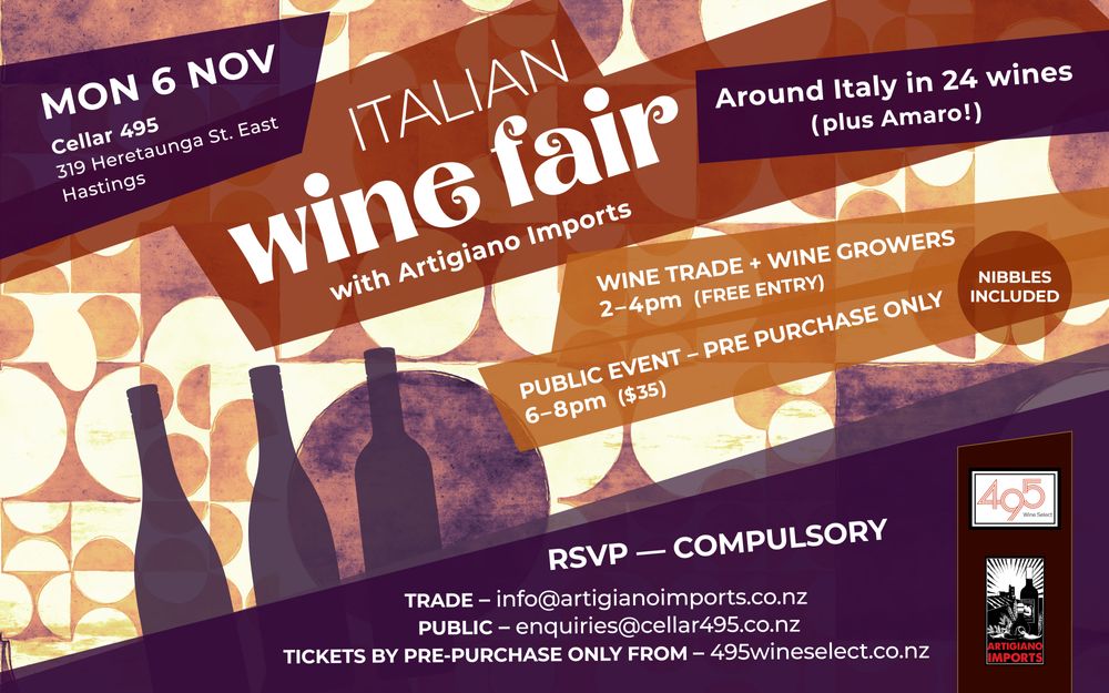 Italian Wine Fair at Cellar 495 duplicate – 495 Wine Select