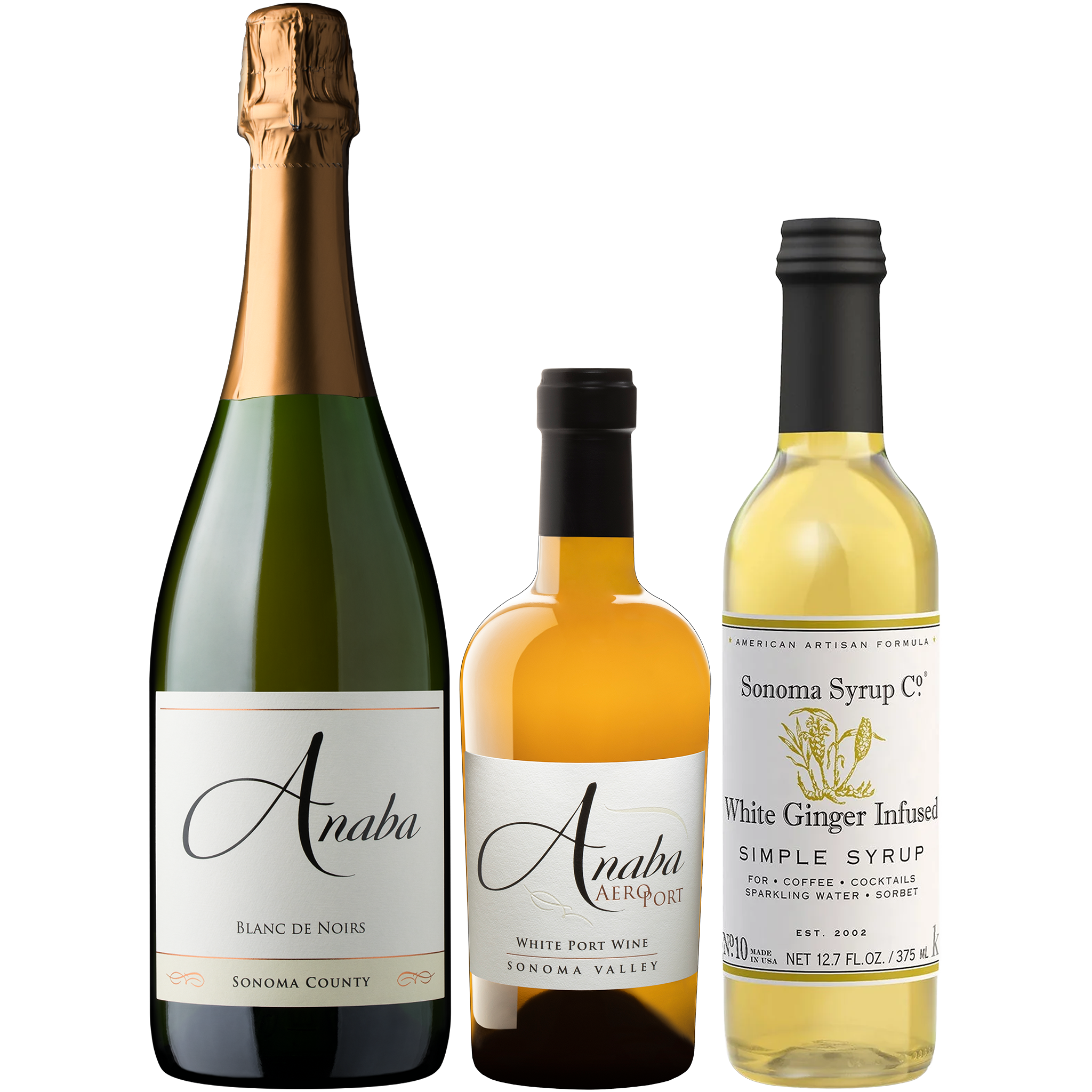 Sparkle & Sip Celebration Set | Ginger Kiss Spritz - Anaba Wines