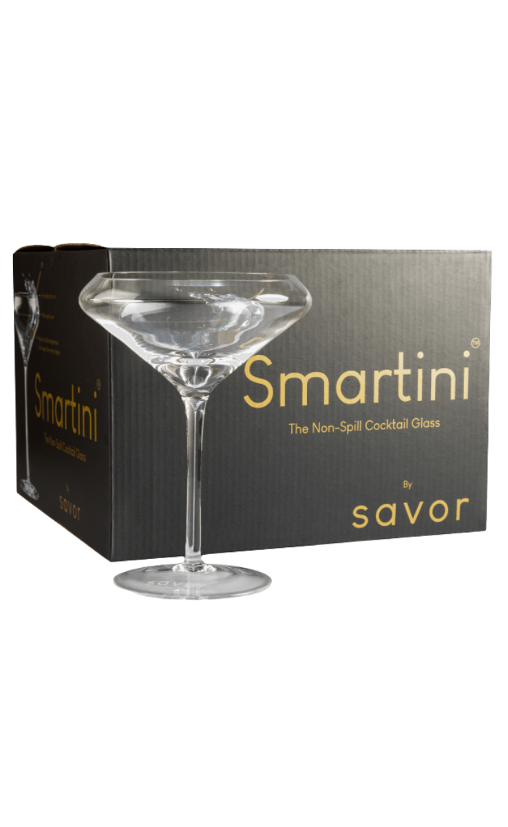 Savor Smartini Cocktail Glass Gift Box