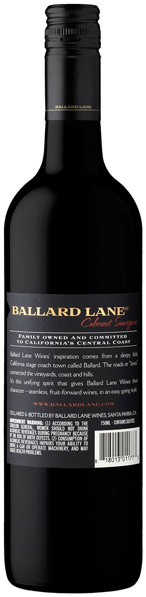 2021 Ballard Lane Cabernet Sauvignon - Miller Family Wine Company