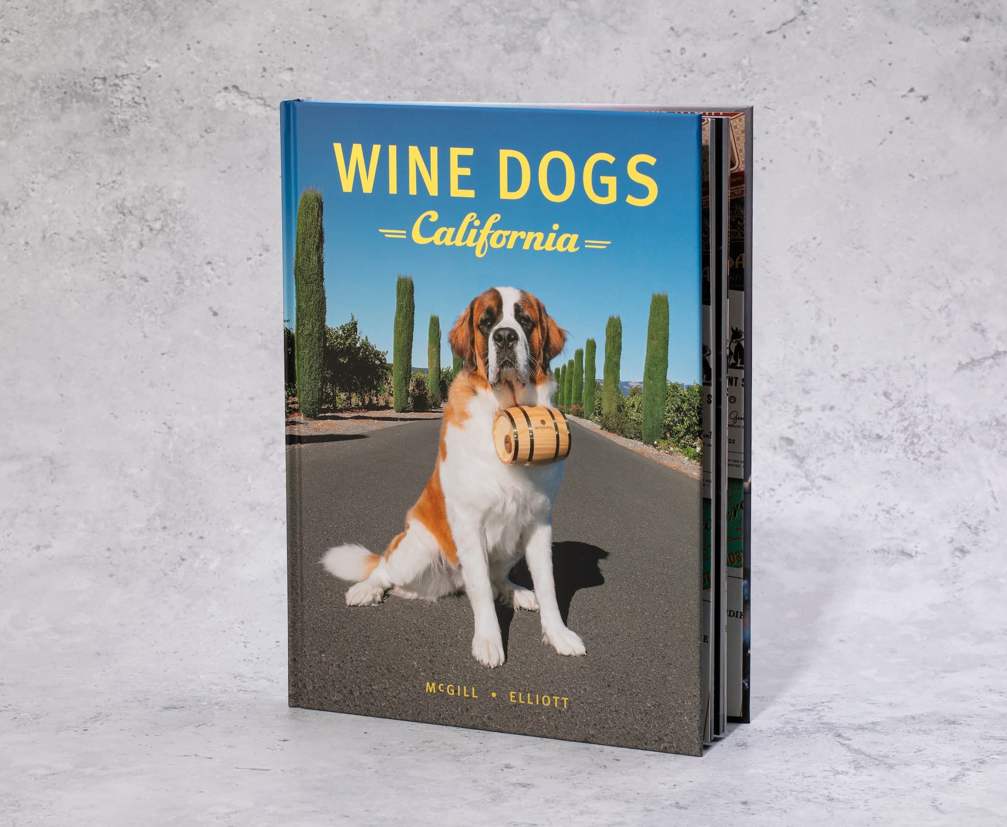 Wine Dogs Coffee Table Book - Patz & Hall Winery